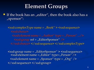 basic knowledge on the xsd schema and much more | PPT