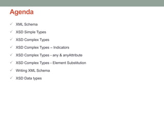 XML, DTD & XSD Overview | PPTX