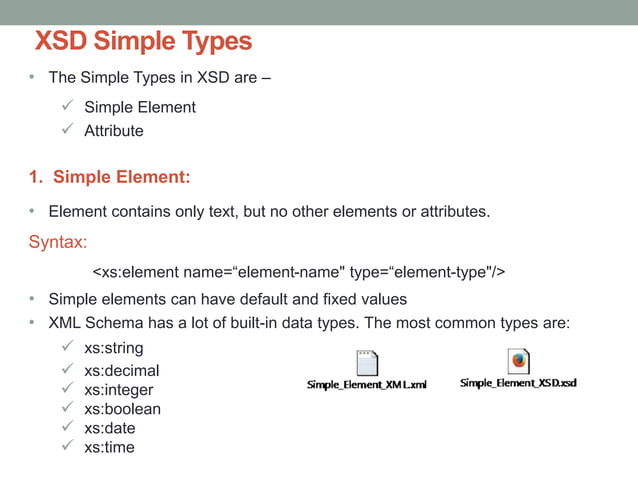 XML, DTD & XSD Overview | PPTX | Web Design and HTML | Internet