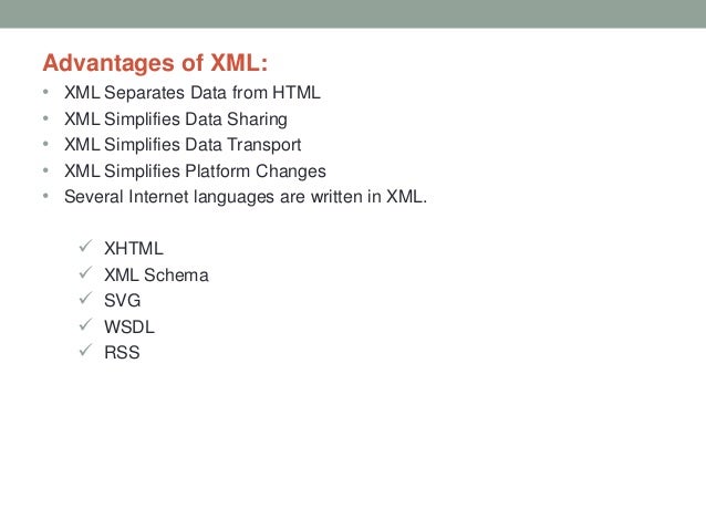 Xml Dtd And Xsd Overview