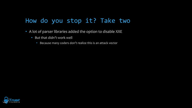 Xml External Entities [xxe] Ppt
