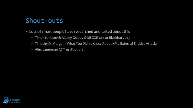 Xml external entities [xxe] | PPT
