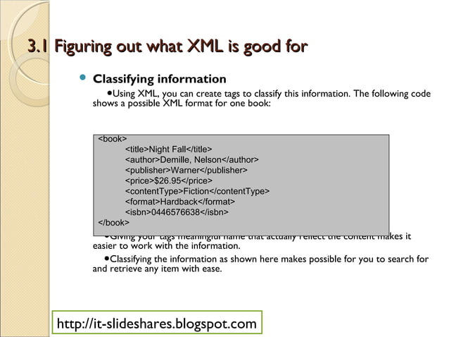 Lecture 1 Getting To Know Xml Ppt 5860