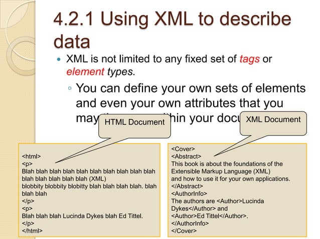 Lecture 4 Adding Xthml For The Web Ppt