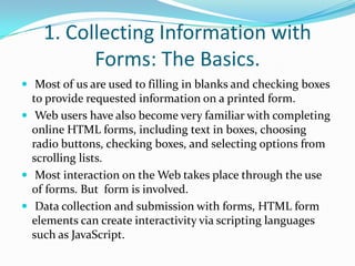 Xml For Dummies Chapter 16 Xml And Forms it-slideshares.blogspot.com
