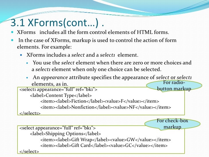 Xml For Dummies Chapter 16 Xml And Forms it-slideshares.blogspot.com