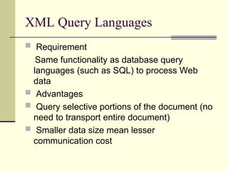 XML stands for EXtensible Markup Language | PPT