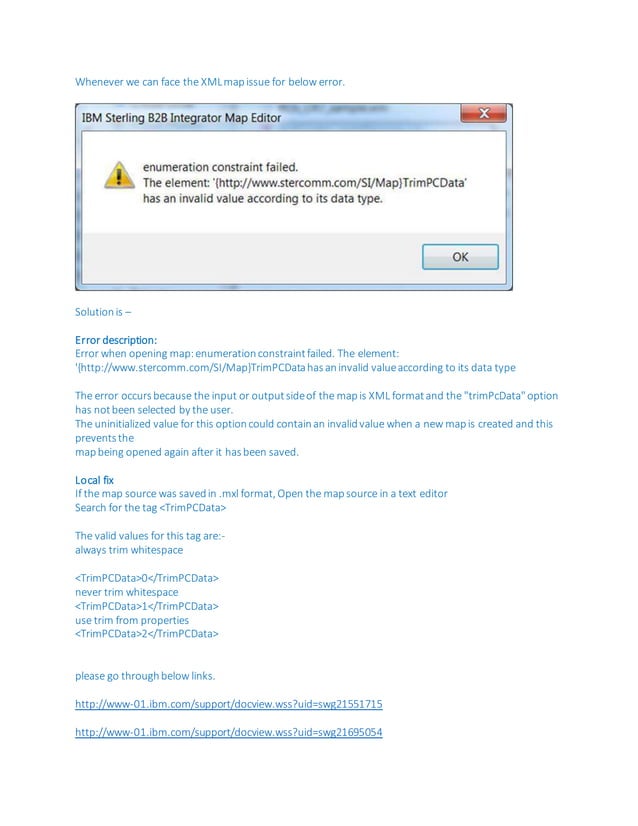 Xml map issue -enumeration constraint failed | DOCX
