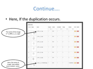 CRUD Operation of images through XML | PPTX | Databases | Computer Software and Applications