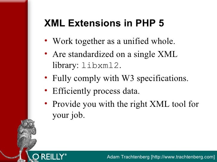 XML and PHP 5