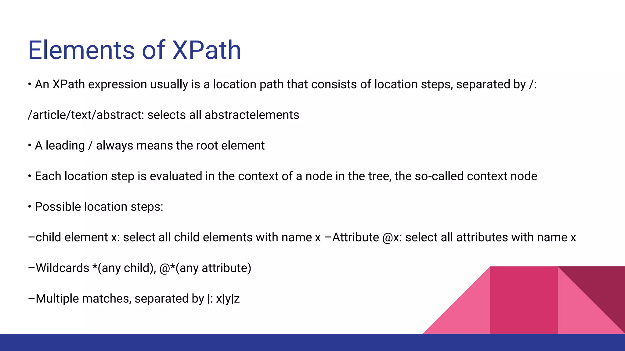 Xml presentation | PPTX
