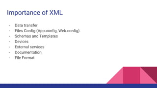 Xml presentation | PPT
