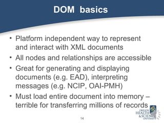 Intro to XML in libraries | PPT