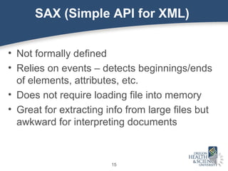 Intro to XML in libraries | PPT