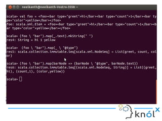Xml processing in scala | PPT