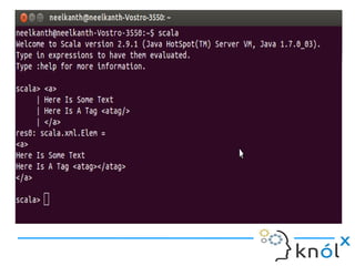 Xml processing in scala | PPT