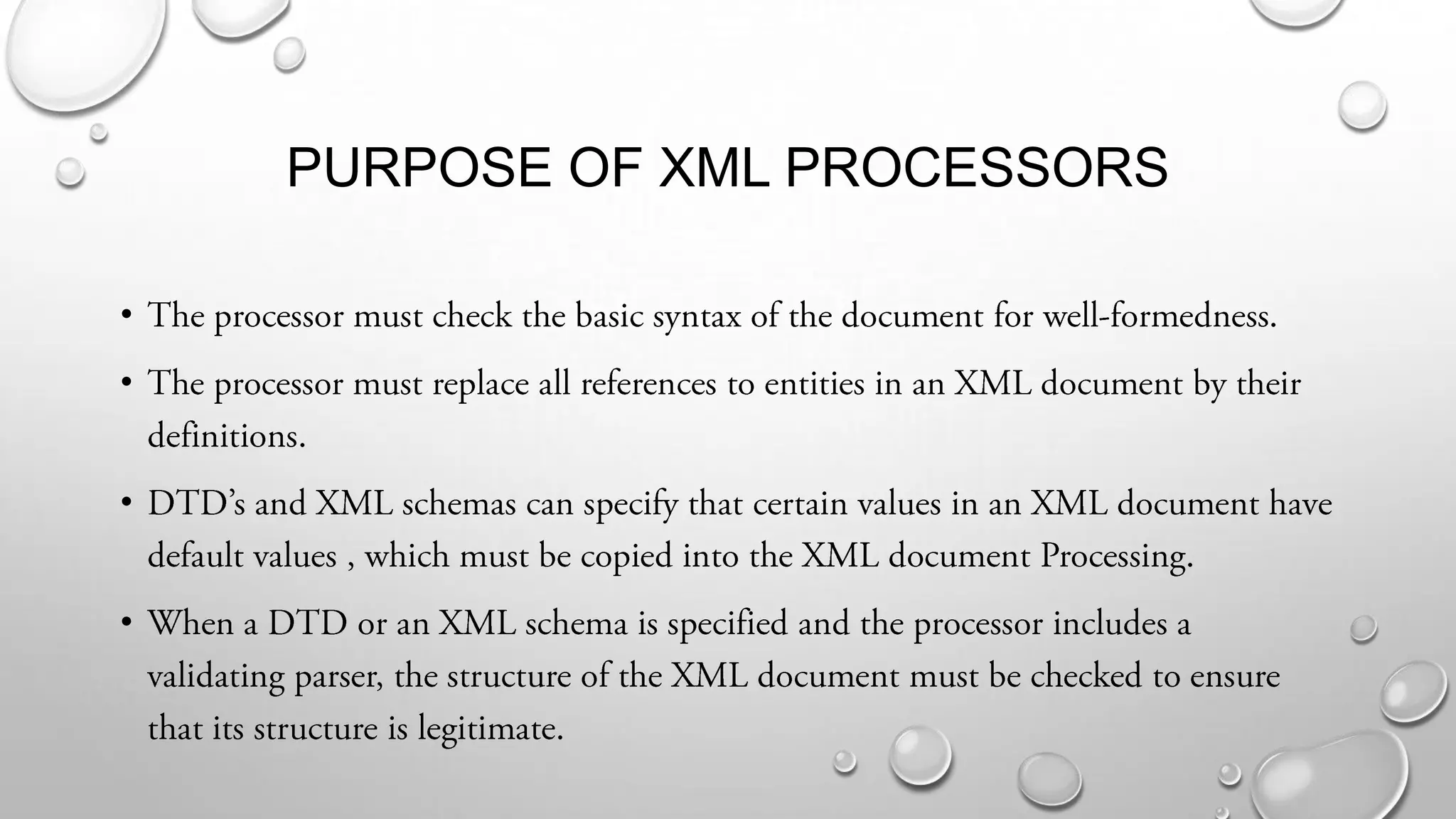 Xml processors | PPTX