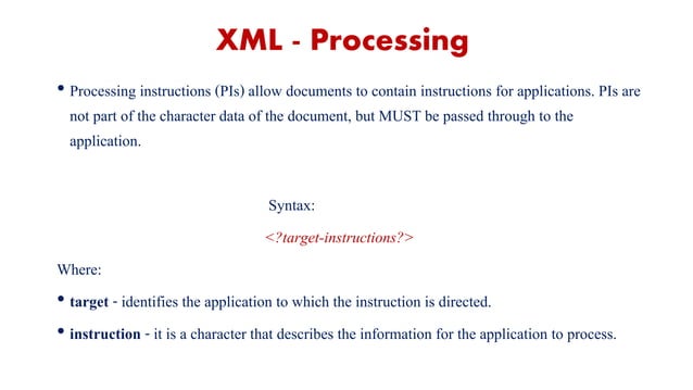 Xml programming language myassignmenthelp.net
