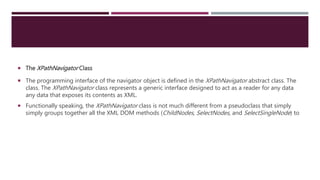 Xml query language and navigation | PPTX