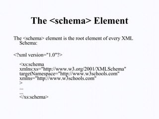 Xml Schema | PPT