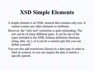 Xml Schema | PPT