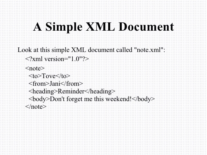 Xml Schema