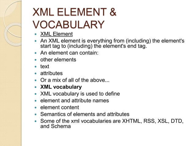Xml schema | PPTX