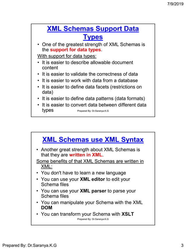 Xml schema | PDF