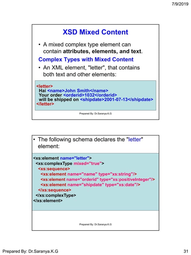 Xml schema | PDF