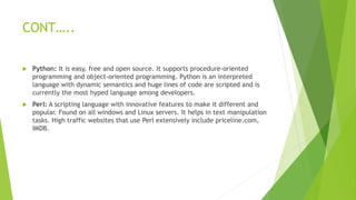 Xml & scripting | PPT