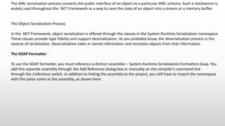 Xml serialization | PPTX