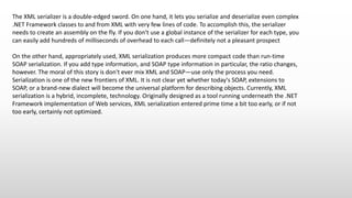 Xml serialization | PPTX