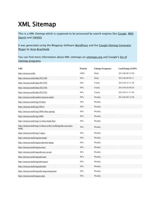 Xml sitemap | PDF