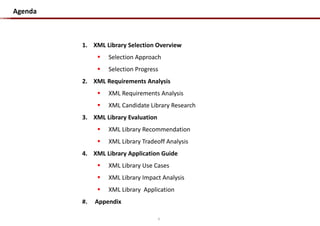 Xml standard library selection v1.0 2013 | PPT