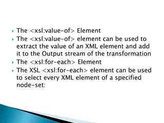 Xml transformation language | PPTX