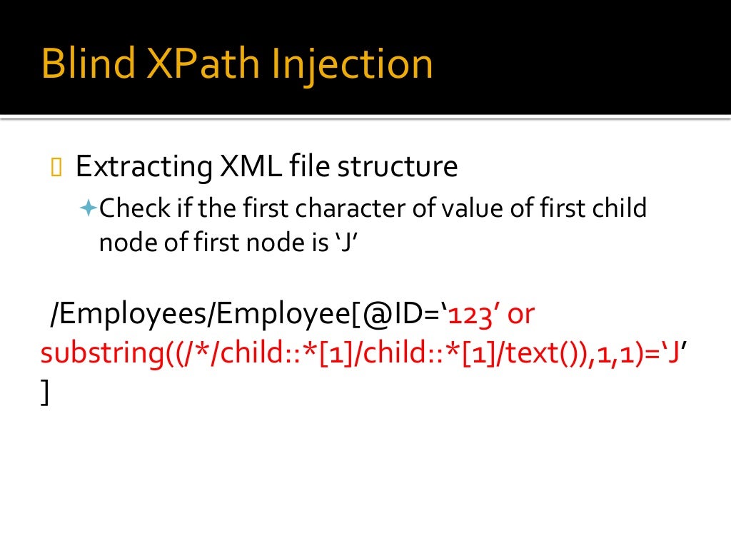 xml-xpath-injections