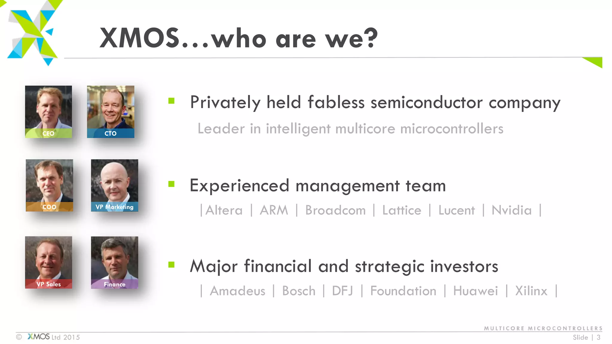 XMOS Company Overview | PPT