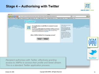 XMPie Twitter Campaign | PPT