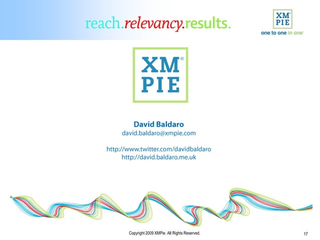 XMPie Twitter Campaign | PPT