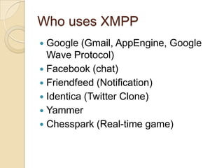 Interacting with XMPP using PHP | PPT