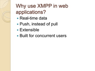 Interacting with XMPP using PHP | PPT