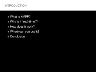 XMPP In Real Time | ZIP