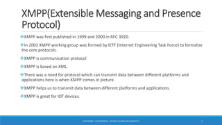 XMPP, HTTP and UPnP | PPT