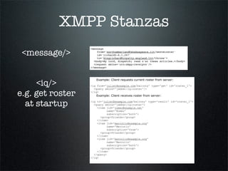 XMPP Intro 1101 - 2008 | PPT