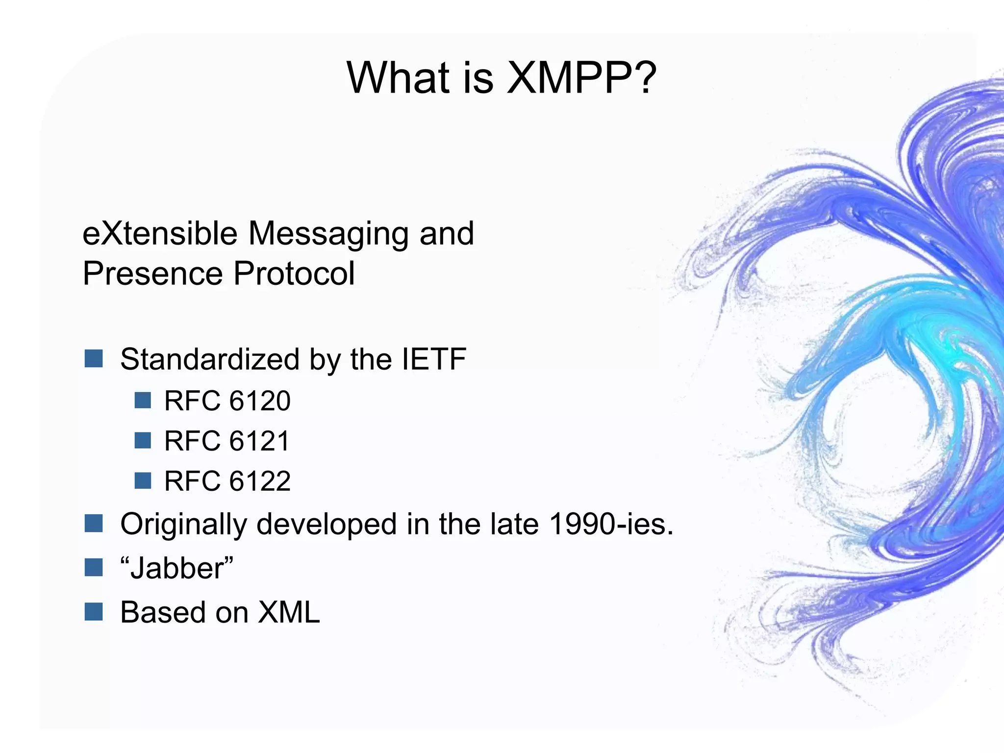 XMPP and IoT - an overview | PPT