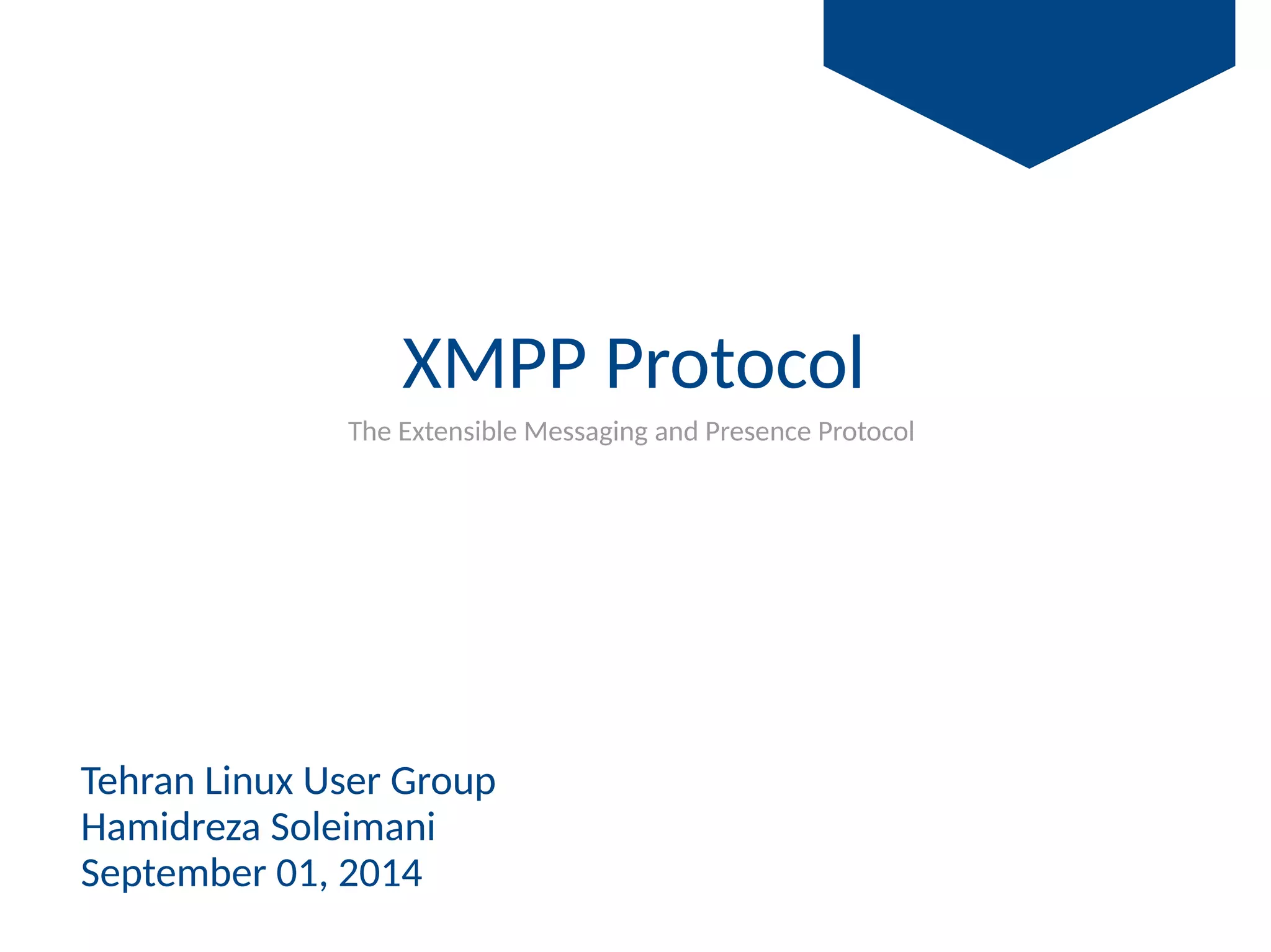 What is XMPP Protocol | PDF