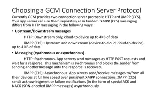 Extensible Messaging and Presence Protocol (XMPP) with GCM | PPT