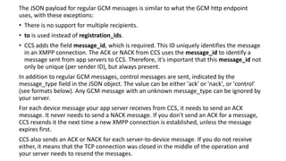 Extensible Messaging and Presence Protocol (XMPP) with GCM | PPTX