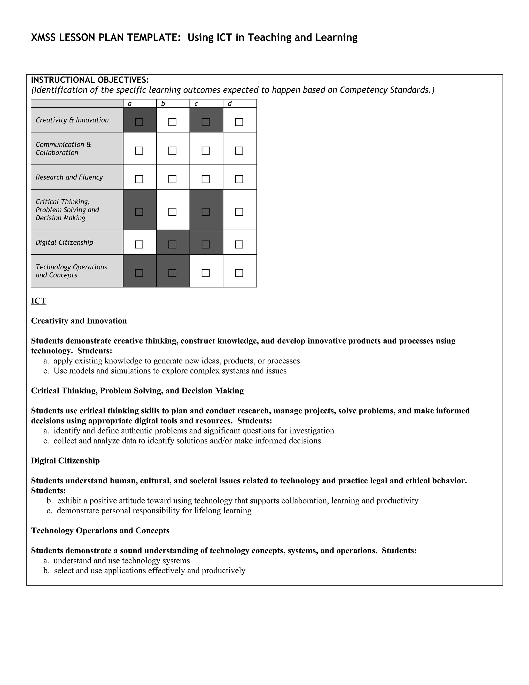 Xmss ict lesson on graphs of trigonometrical functions | DOC